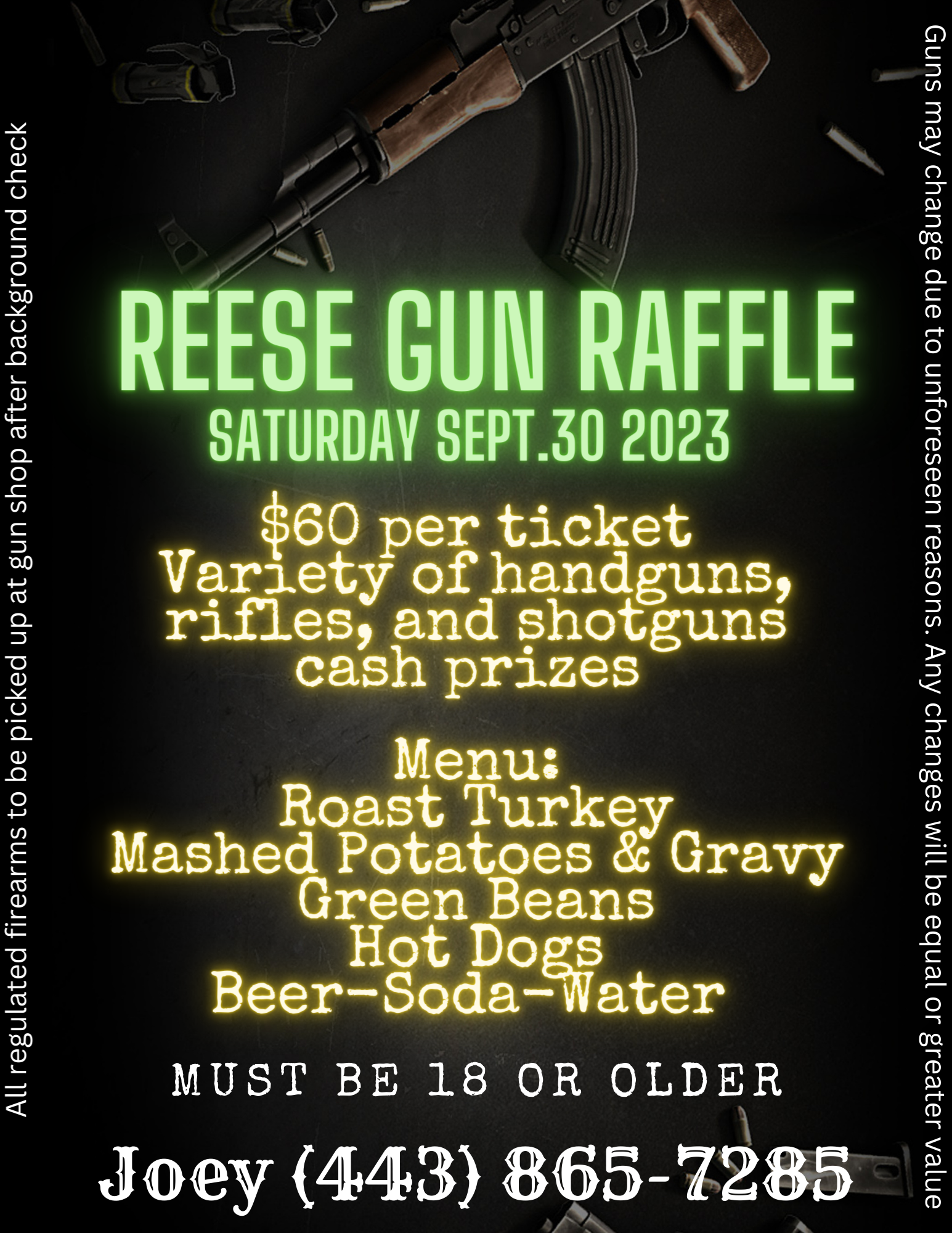 Reese Gun Raffle - Reese & Community Fire Company